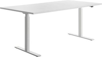 Topstar | Schreibtisch | elektrisch h&ouml;henverstellbar | gerade | BxT 1800 x 800 mm | wei&szlig;/wei&szlig;