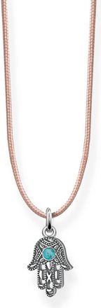 Thomas Sabo Thomas Sabo Damen Kette Ethno Fatimas Hand Little Secret 925 Sterling Silber LSKE008-905-17-L80v