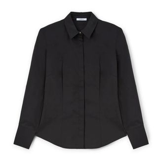 Motivi Femme, Blouses et Chemises, Noir, Taille: 34 FR Chemise Popeline