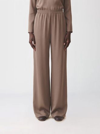Fabiana Filippi Palazzo-Hose mit hohem Bund, weitem Bein und elastischem Bund