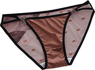 Generic Culotte sans Couture Femme Culotte Femme sans Couture Culotte Femme De Classique Triangle Unie Seamless Crotch Pur Taille Basse Brillant Sexy Confort 