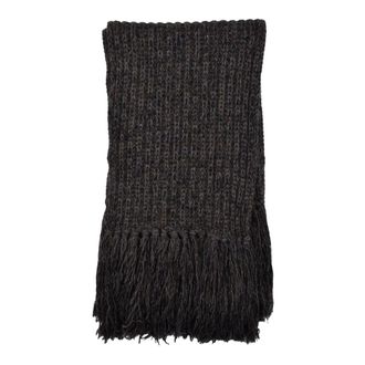 Dolce & Gabbana Homme, Accessoires, Noir, Taille: ONE Size Écharpe de Luxe en Laine