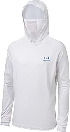 Bassdash UPF 50+ Chemise de pêche à Manches Longues avec Masque UV pour Homme