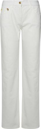 Palm Angels Straight Leg Jeans - Wei&szlig;