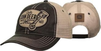 John Deere 6 Panel Cap Chan & Mesh, Unstruct-Oxford-Os