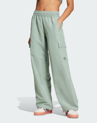 adidas Originals Essentials - Pantalon cargo - Vert argent&eacute;