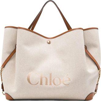 Chlo&eacute; Gro&szlig;e Clover Tote - - Bags - unisex - Beige - ONE SIZE