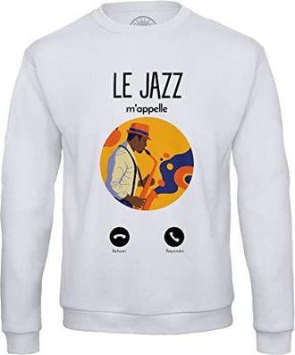 Fabulous Sweat Shirt Homme Le Jazz mappelle Musique Saxophone