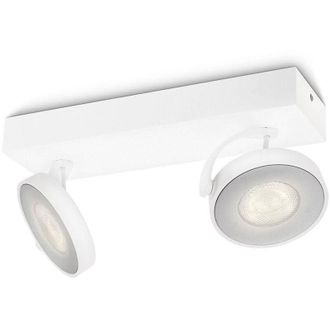 Philips led Clockwork 531723116 Plafonnier &agrave; spot led 8 w blanc