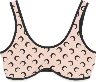 Marine Serre Femme, Tops, Multicolore, Taille: 36 FR Moon Printed Tube Top