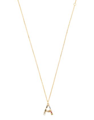 P D PAOLA ALPHABET GOLD NECKLACES