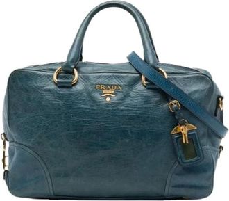 Prada Sac port&eacute; &eacute;paule Pre-owned - Femme - Pre-owned - Bleu - Taille: ONE Size