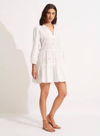 Seafolly Damen Kleid Embroidery Tiered Dress
