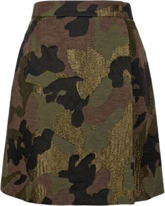 Trussardi Jupe Courte Imprim&eacute; Camouflage Enveloppante - Femme - Jupes - Multicolore - Taille: 38 FR
