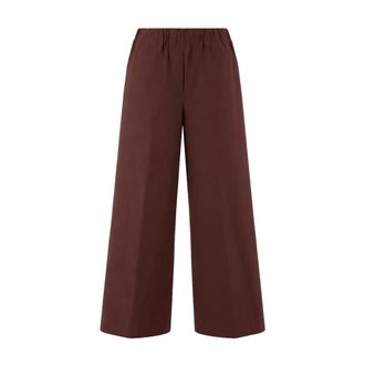 Antonelli Femme, Pantalons, Brun, Taille: 44 FR Pantalon Palazzo