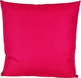 JACK 40x40cm Outdoor Lounge Kissen Dekokissen inkl. XXL-Füllung Wasserabweisend Sitzkissen Garten Stuhl Lotus Effekt, Farbe:Himbeere