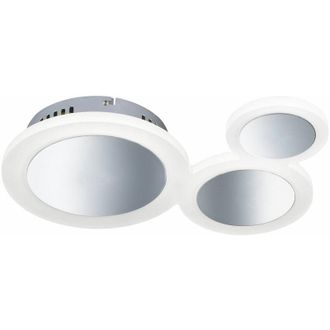 Wofi Leuchten Wofi - Plafonnier led lampe ronde salon salle &agrave; manger &eacute;clairage chrome lampe design dimmable 9650.03.01.7001