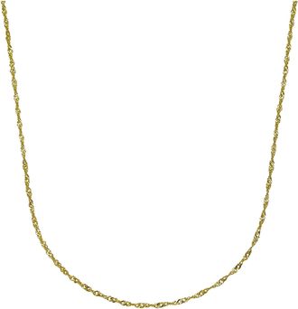 Fascination by Ellen K Halskette Gold 333 Singapurkette mit einer L&auml;nge von 42cm