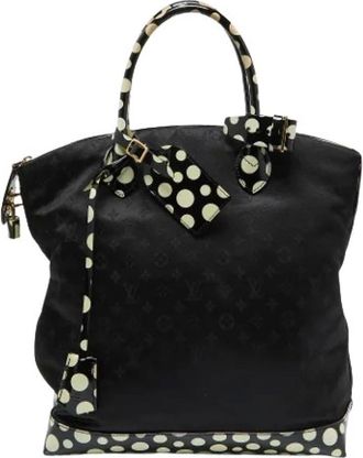 Louis Vuitton Tote en satin Pre-owned - Femme - Pre-owned - Noir - Taille: ONE Size
