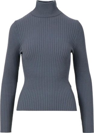 Simona Corsellini Femme, Pulls, Gris, Taille: 42 FR Pull Col V