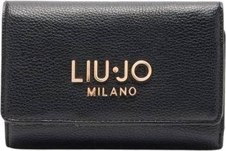 Liu Jo Femme, Accessoires, Noir, Taille: ONE Size Logo Clip Wallet