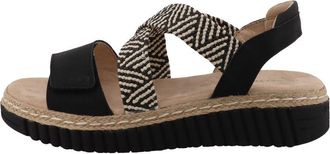 Tom Tailor Damen 9590350002Sandale Schwarz 36 EU