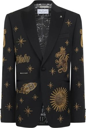 Philipp Plein Herren, Jacken, Schwarzk, 5XLGr&ouml;&szlig;e