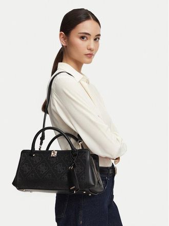 Guess Handtasche Audrey Logo HWJG97 55060 Schwarz