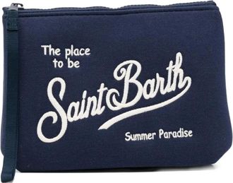 MC2 Saint Barth Femme, Sacs, Bleu, Taille: ONE Size Aline Piquet Pochette