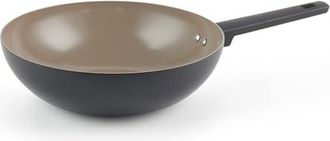 Salter BW12882EU7 Keramik 28 cm Rührpfanne - Gehäuse aus recyceltem Aluminium, gesunde PFOA/PFAS-freie Antihaftbeschichtung, induktionsgeeignet, Easy Clean, 