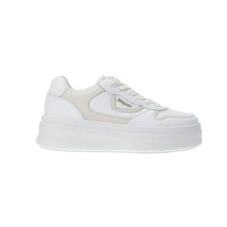 Blauer Wei&szlig;e Low-Top-Sneaker - - Shoes - Damen - Wei&szlig; - 41 EU