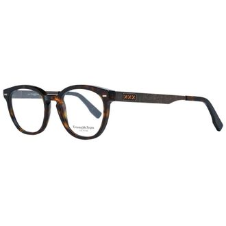Ermenegildo Zegna Homme, Accessoires, Brun, Taille: ONE Size Round Optical Frame