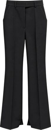 Elisabetta Franchi Pantalon en laine - Femme - Pantalons - Noir - Taille: 44 FR