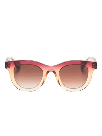 Thierry Lasry lunettes de soleil Consistency &agrave; monture ronde - Orange