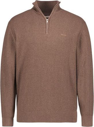 GANT Herren Troyer braun unifarben