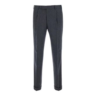 Pantaloni Torino Gef&uuml;tterte Wollhose - - Trousers - Herren - Grau - M
