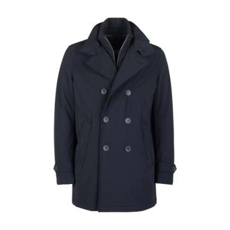 Herno Peacot Washington - - Coats - Herren - Blau - L