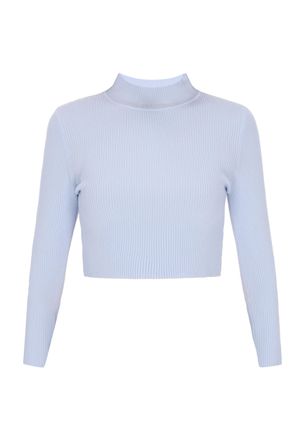 Mymo Pullover Frauen hellblau