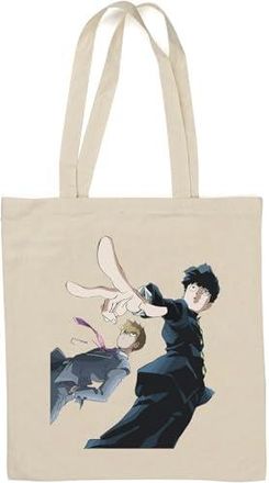 Generic ANIME 153 Sac fourre-tout en coton naturel Blanc