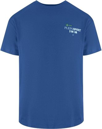 Plein Sport Kurzarm-T-Shirt in Dunkelblau