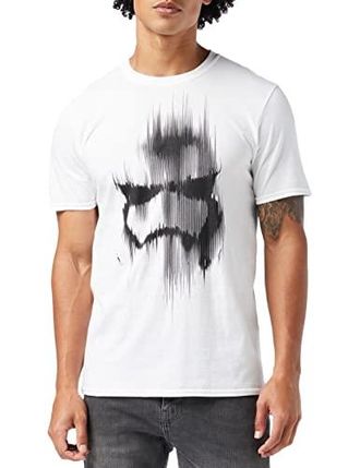 Star Wars T-Shirt Trooper Mask pour Homme, Blanc, Taille S UK