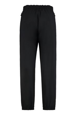 Moncler Mens Techno Fabric Track Pants Black Polyester