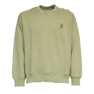 Carhartt Work in Progress Lang&auml;rmeliges Sweatshirt - - Sweatshirts & Hoodies - Herren - Gr&uuml;n - M