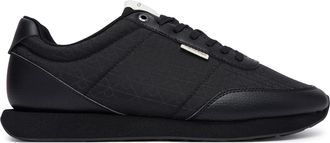 Calvin Klein Sneakers Calvin Klein Retro Runner T Lth Aop Ny HM0HM02213 Schwarz
