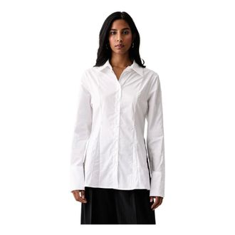 Vicolo Chemise Classique en Coton - Femme - Blouses et Chemises - Blanc - Taille: 38 FR