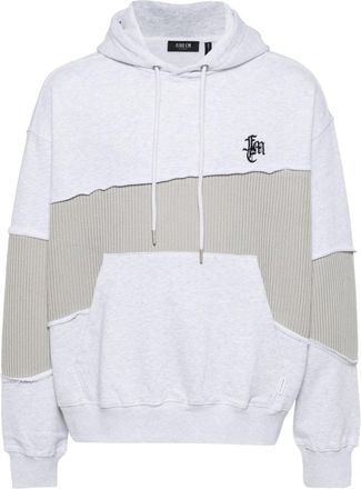 Five CM Patchwork Hoodie - Grau