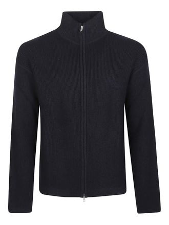 Soft Goat Gerippter Cardigan - Blau