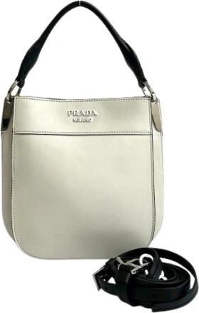 Prada Pre-owned Magit Leather 2way Handbag - Femme - Pre-owned - Blanc - Taille: ONE Size