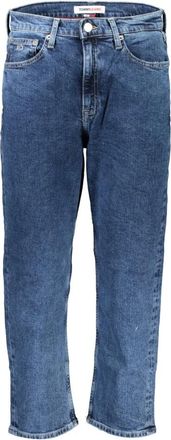 Tommy Hilfiger Femme, Jeans, Bleu, Taille: W29 L28 Jean Skinny Taille Haute Bleu avec Broderie
