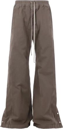Rick Owens Homme, Pantalons, Brun, Taille: L Wide Pusher Pants Dust